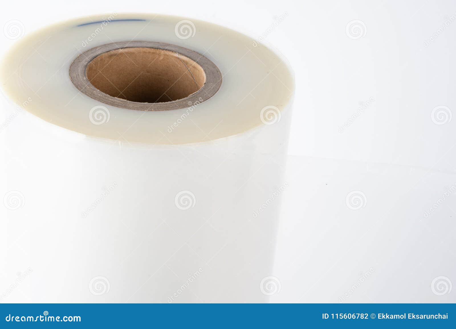 The Plastic Roll For Wrap And Seal Food. Stock Photography ...