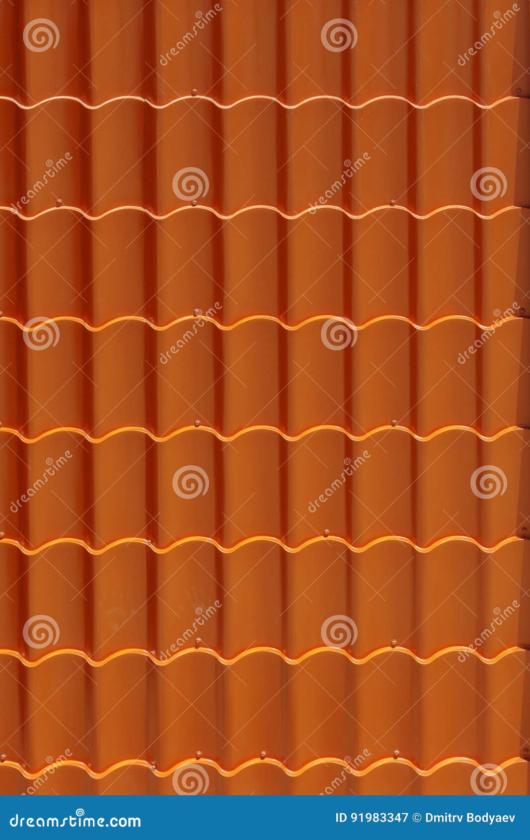 Plastic Roofing is Imitation Tile Stock Image - Image of modern ...