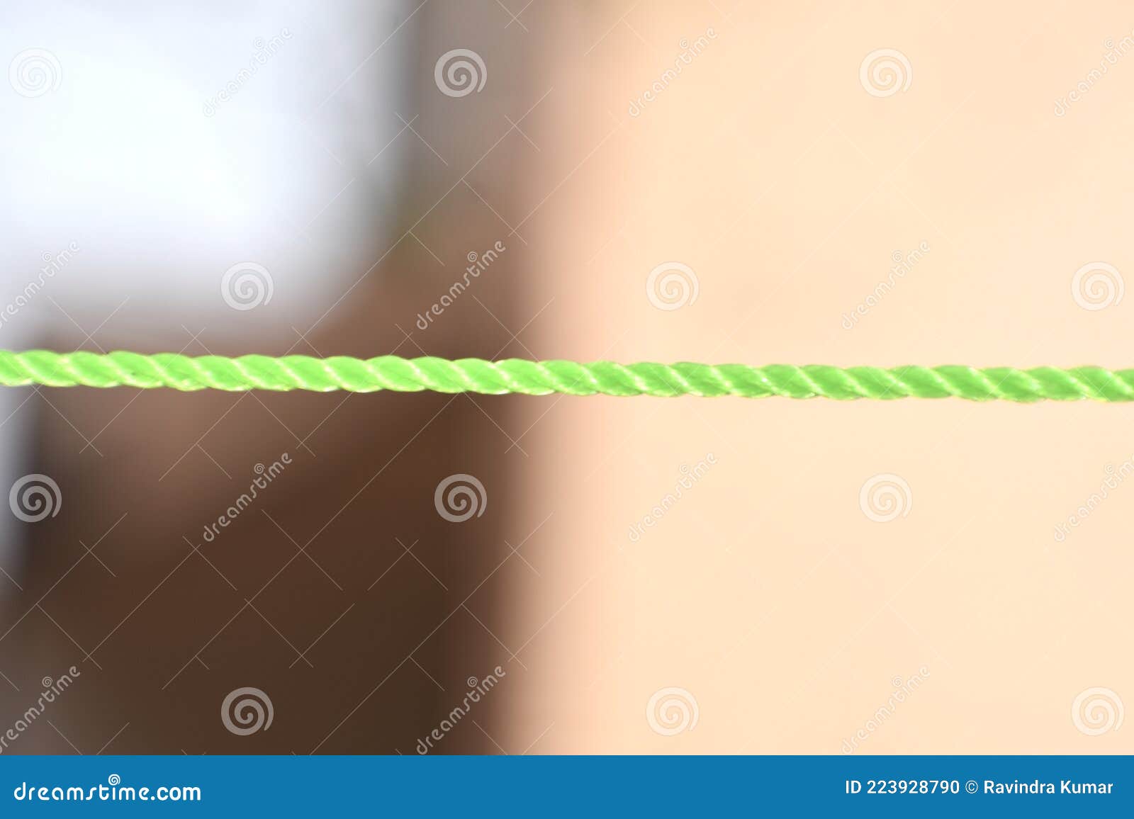 A plastic rope stock photo. Image of rope, green, plastic - 223928790