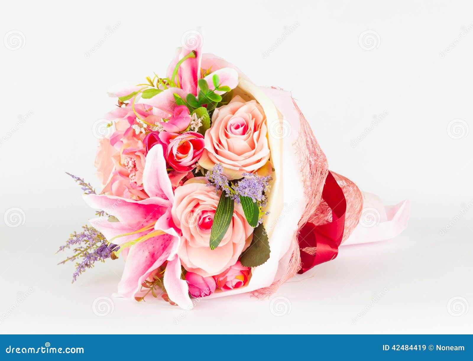 Plastic Rose Bouquet Royalty-Free Stock Photo | CartoonDealer.com #42484419