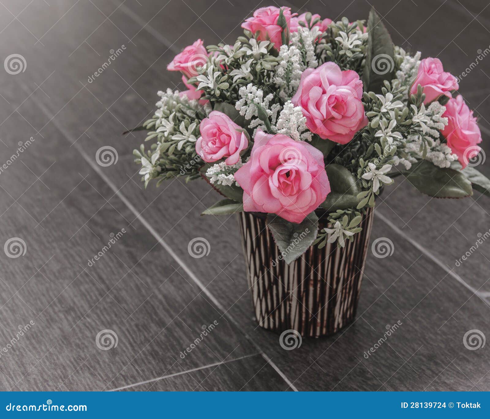Plastic rose flower stock photo. Image of wood, garden - 28139724