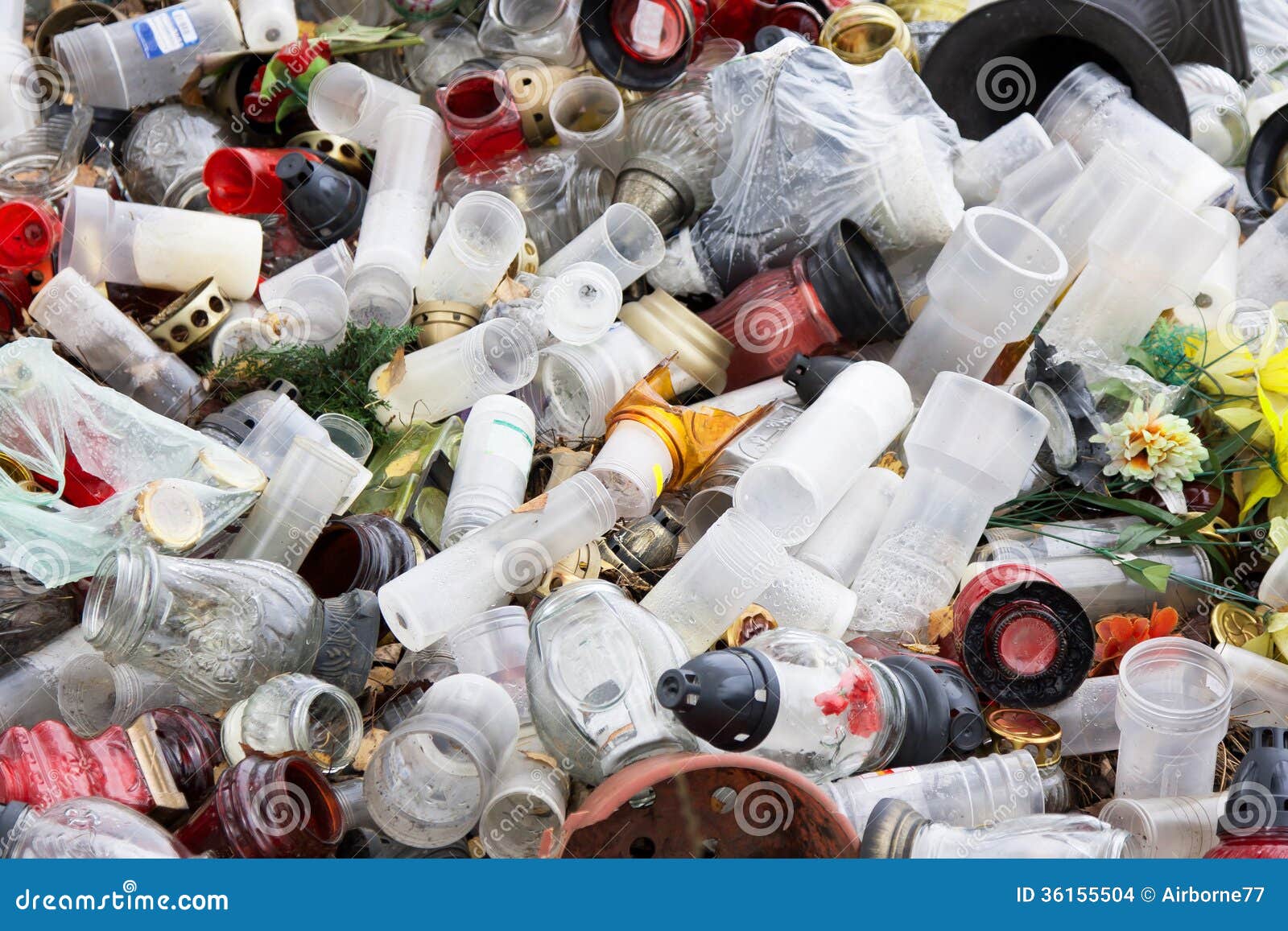 Plastic rubbish stock photo. Image of heap, load, facility - 36155504