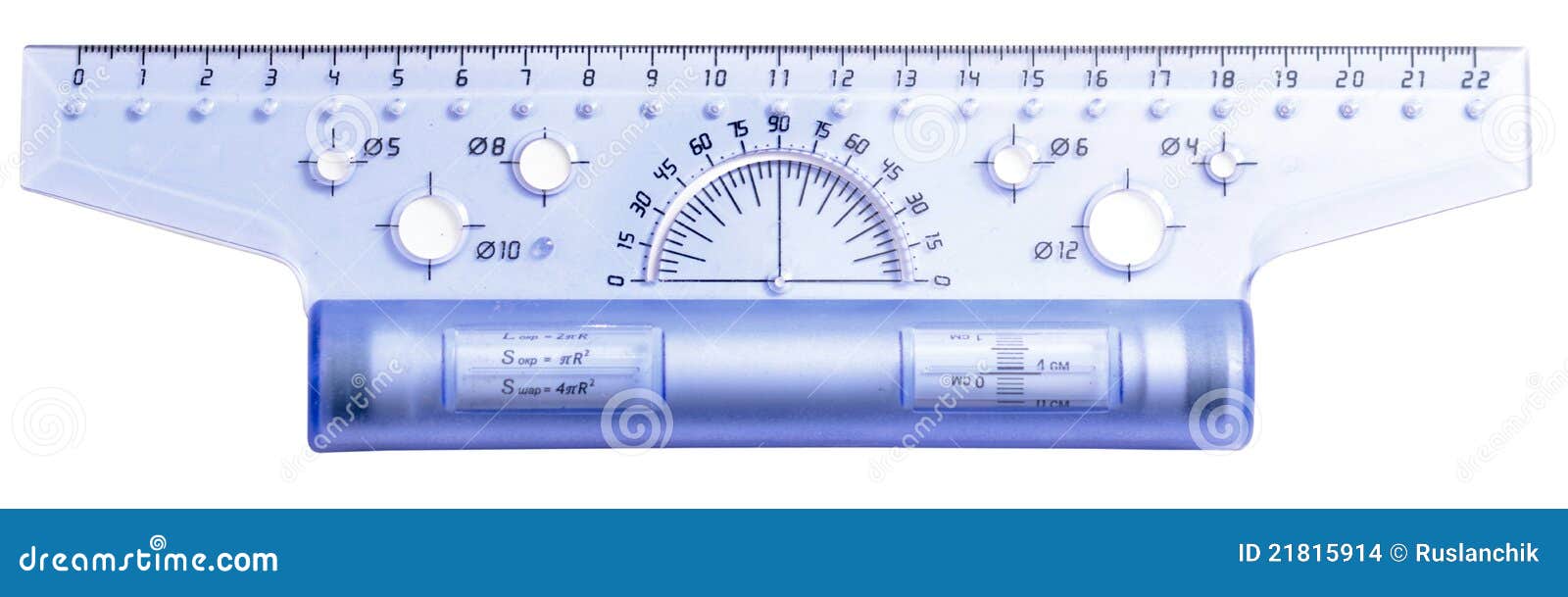 Plastic ruler stock photo. Image of drawing, engineering - 21815914