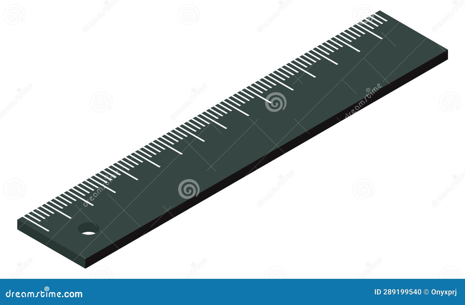 Plastic Ruler Icon. Geometry Symbol Stock Illustration - Illustration ...