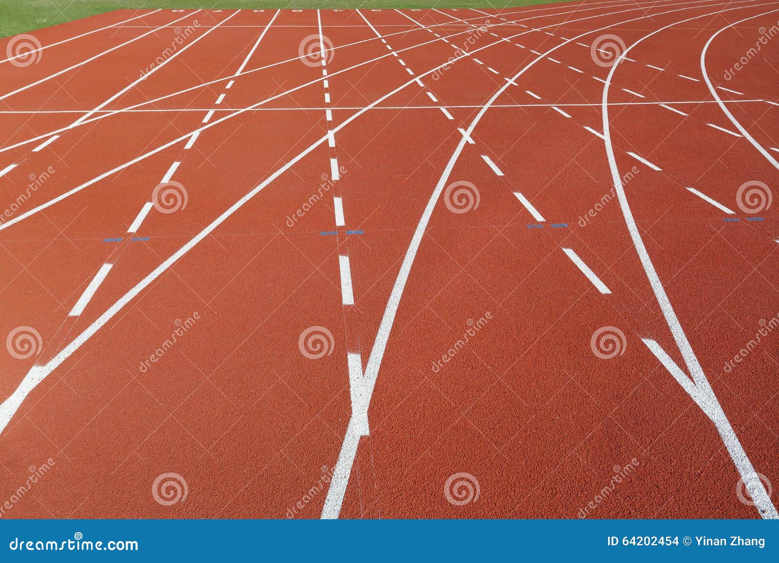 Plastic runway stock photo. Image of site, sports, field - 64202454