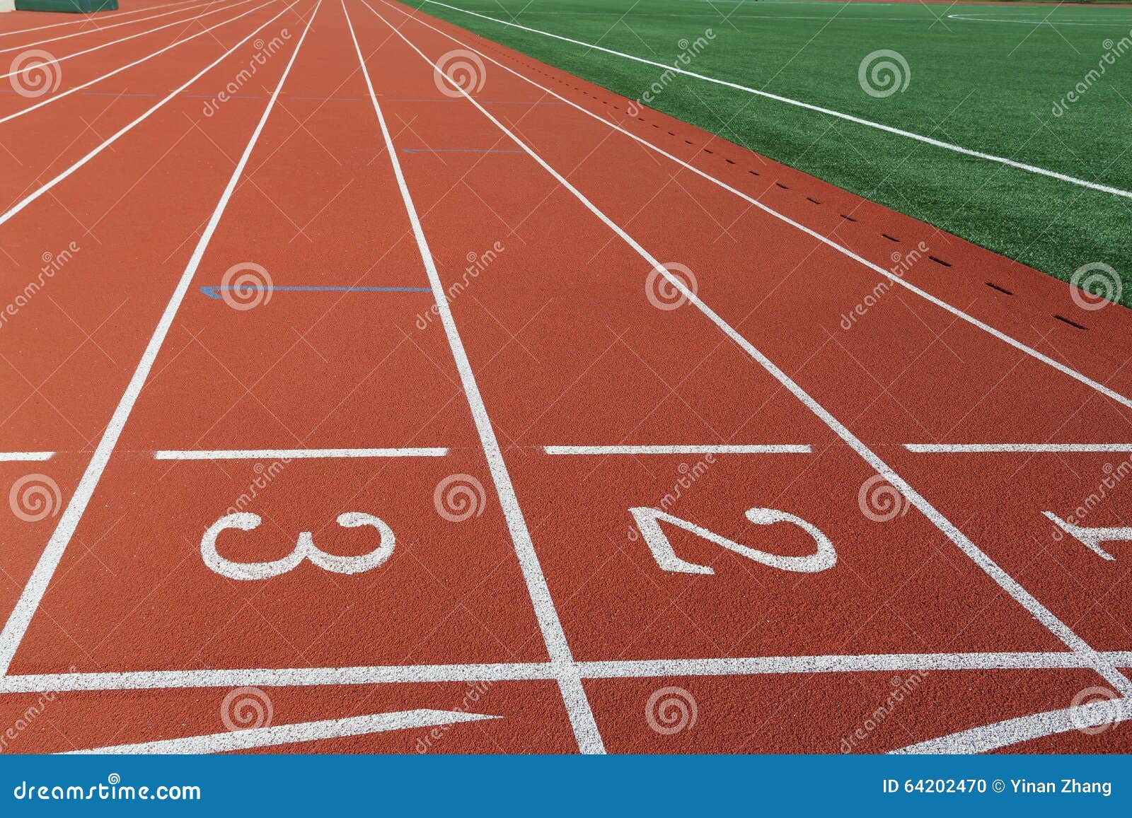 Plastic runway stock photo. Image of plastic, track, artificial - 64202470