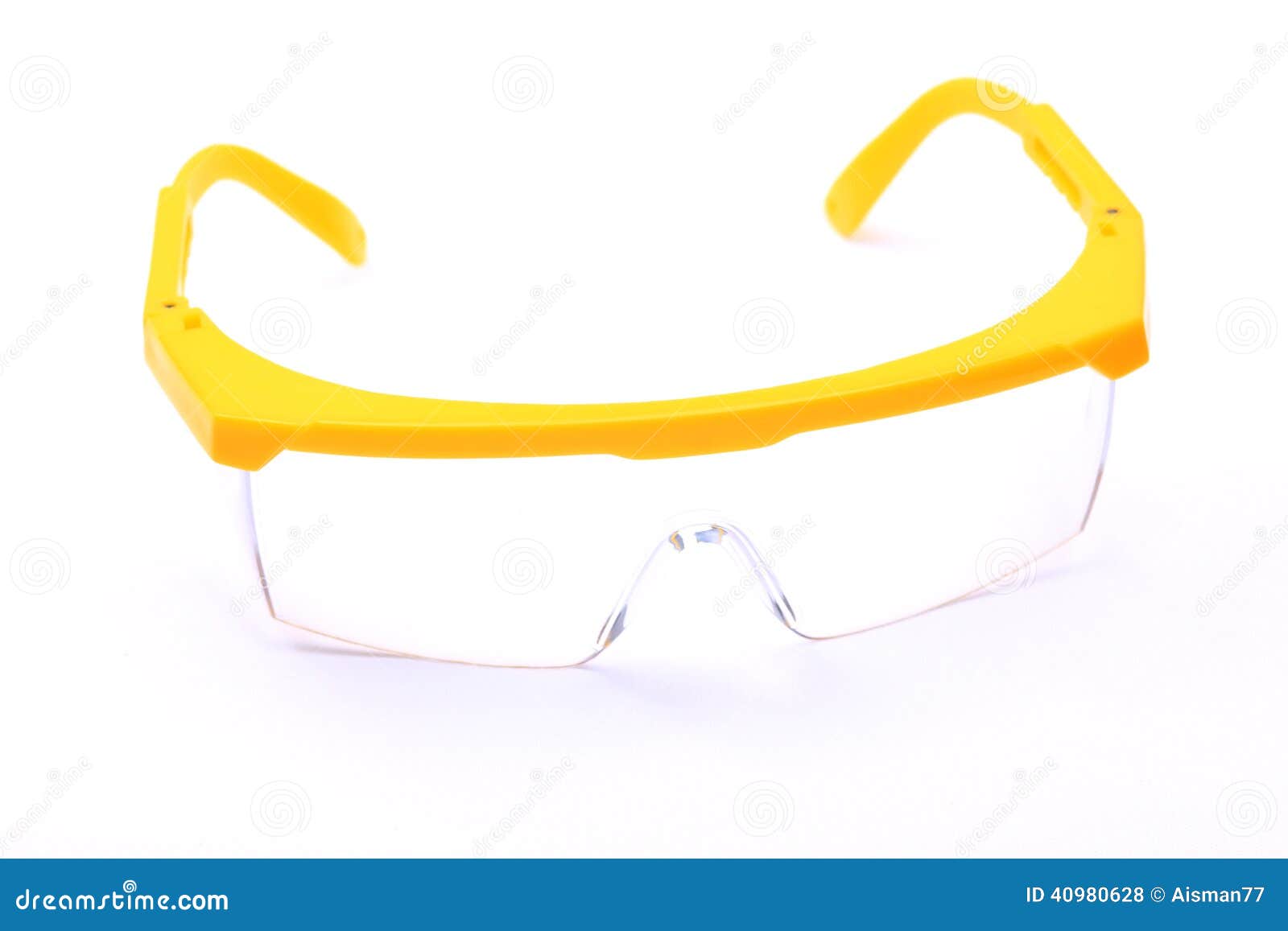 Plastic Safety Goggles Isolated Stock Photo - Image of pair, laboratory ...