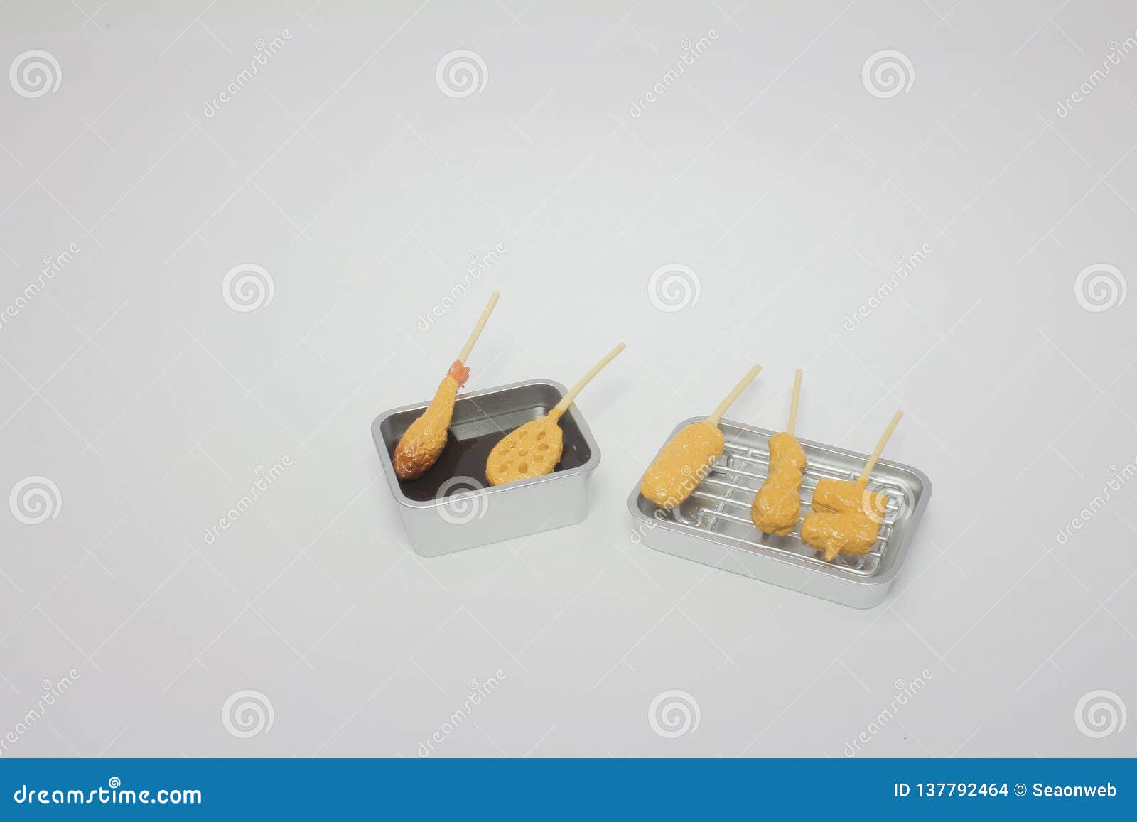A Plastic of Scale Toys of Food Figure Stock Photo - Image of modeling ...