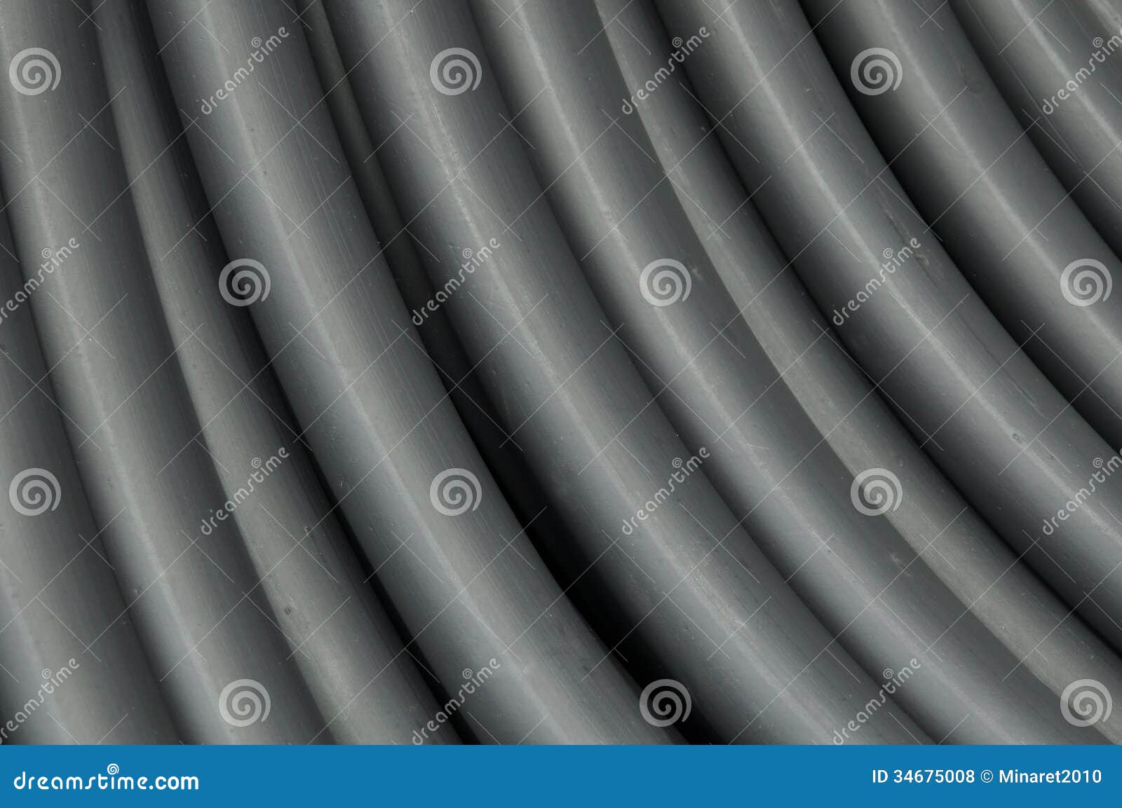 Scroll Of Plastic Sewer Pipe Royalty-Free Stock Photography ...