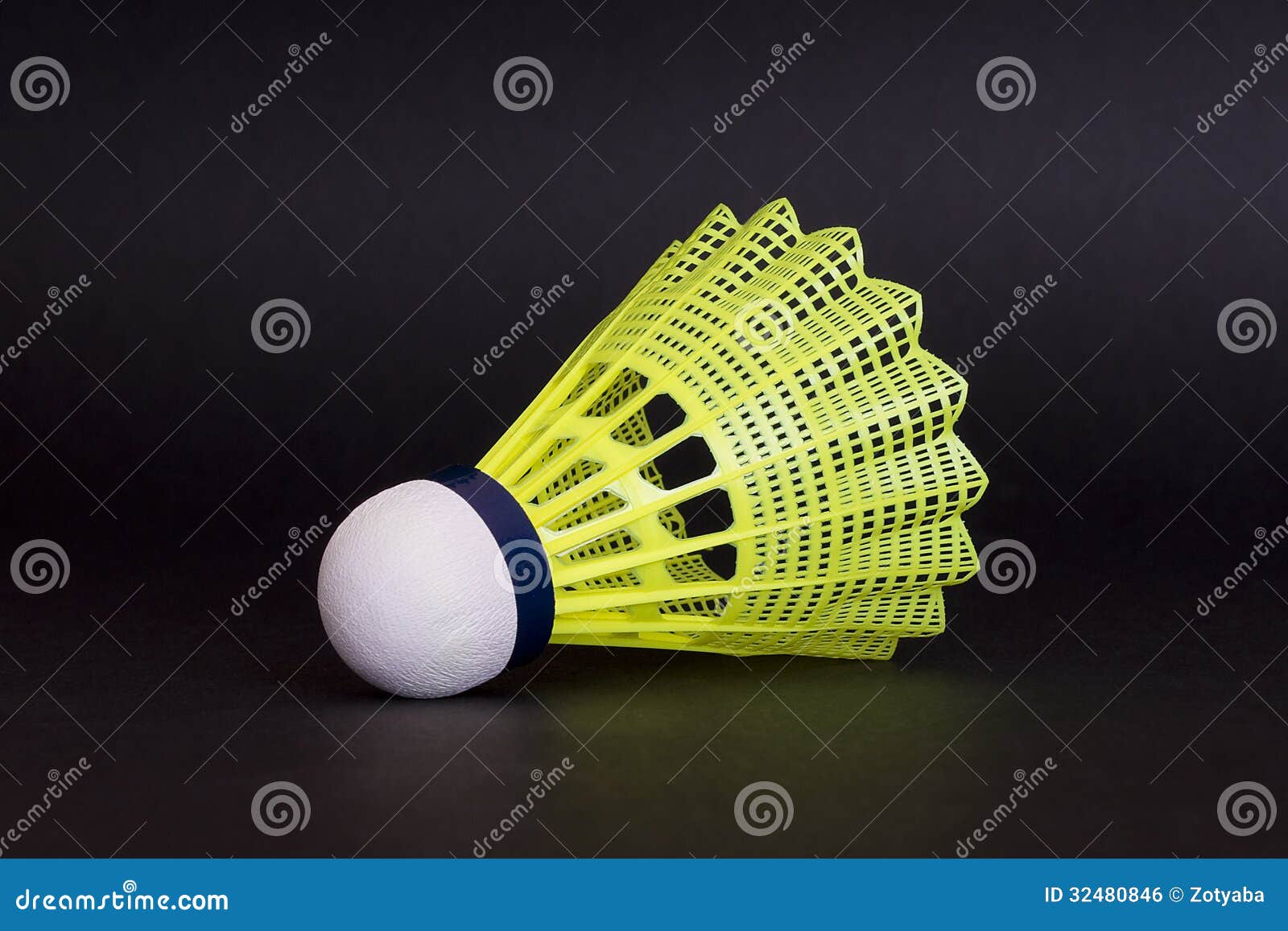 Plastic shuttlecock stock photo. Image of isolated, outdoor - 32480846