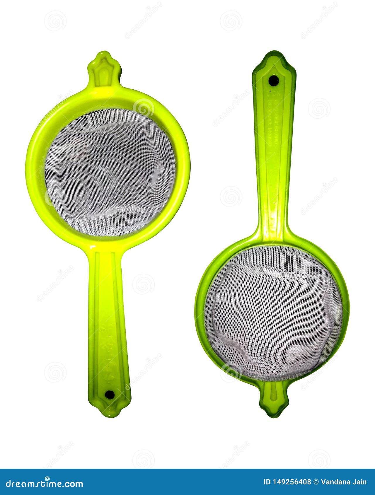 Plastic sieve. stock photo. Image of mesh, handle, plastic - 149256408