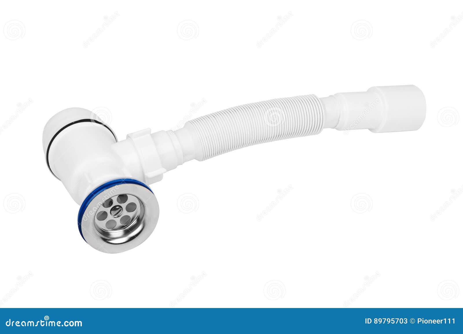 Plastic siphon sink stock image. Image of sink, industry - 89795703