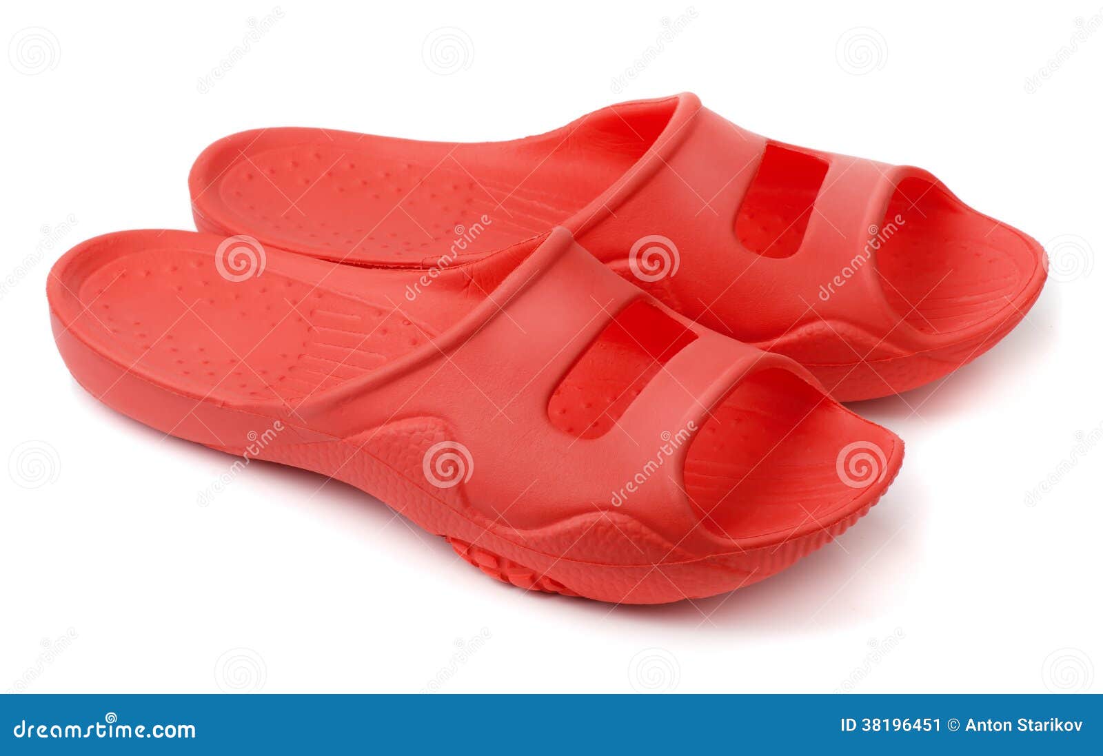 Plastic slippers stock image. Image of pursuit, personal - 38196451