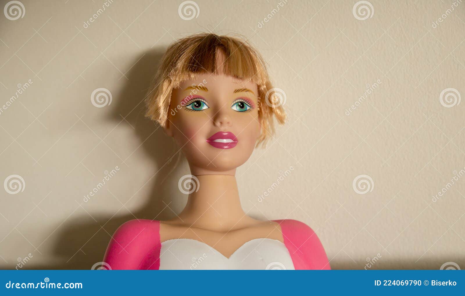 Plastic smile on the face stock photo. Image of smile - 224069790