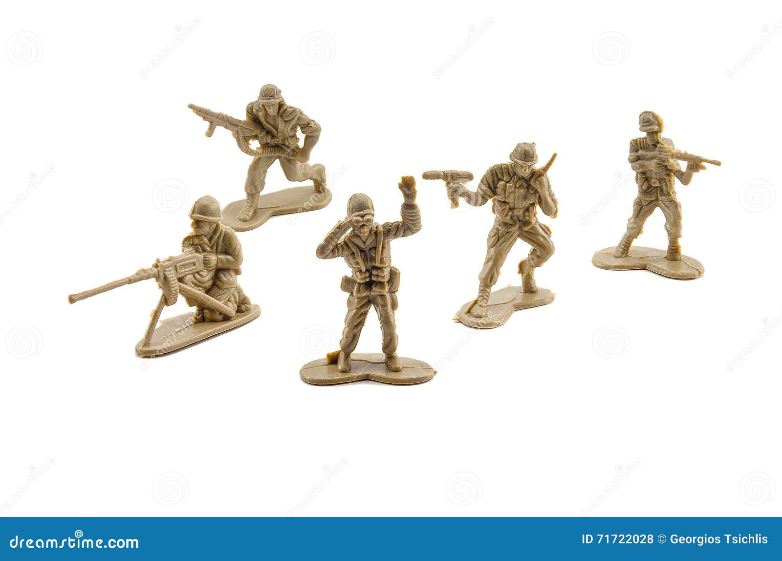 Plastic Soldiers And Plastic Fighting Stock Photography | CartoonDealer ...