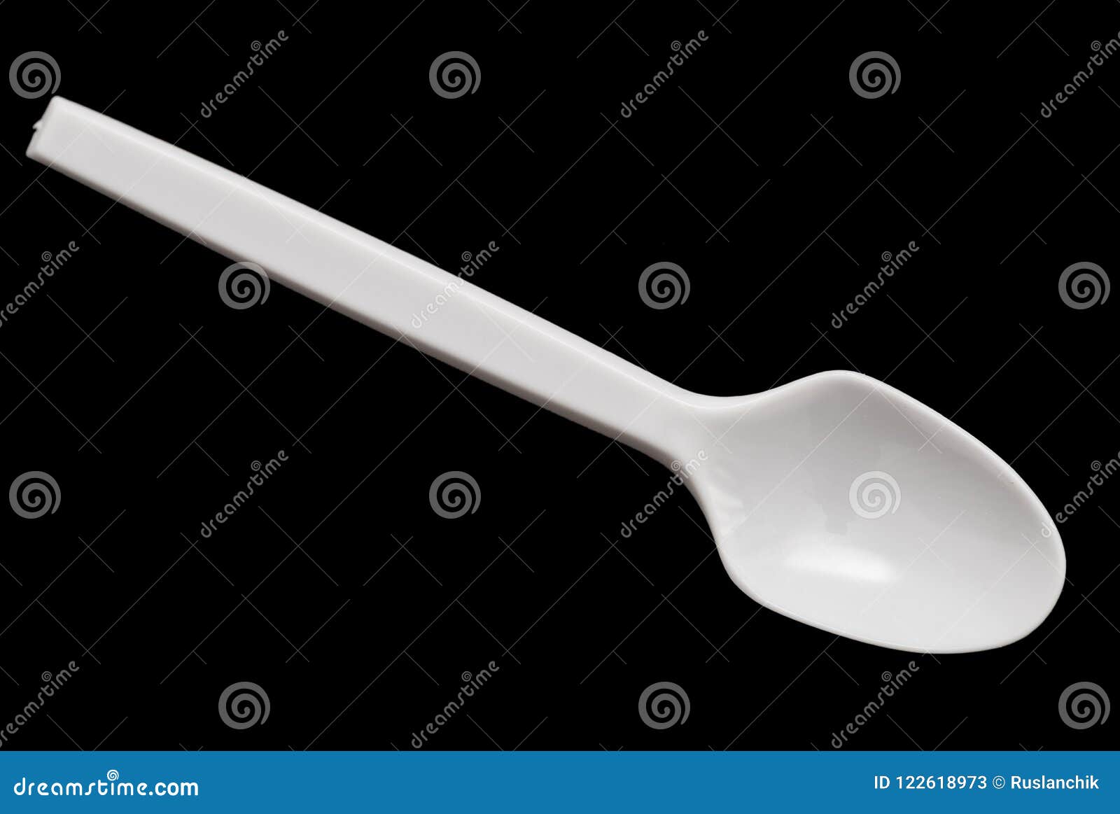 Plastic spoon stock image. Image of domestic, object - 122618973