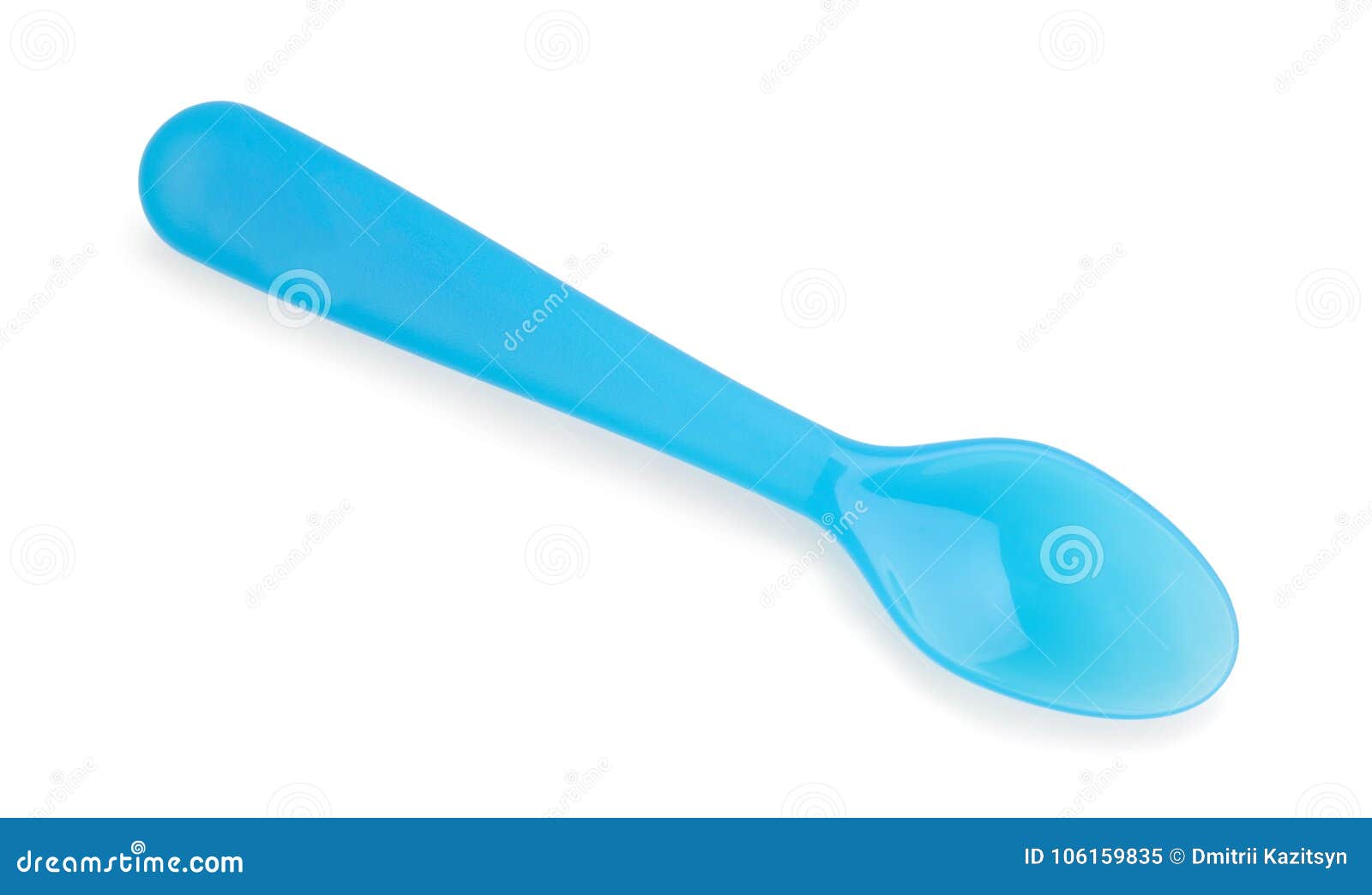 Plastic spoon isolated stock image. Image of food, dinnerware - 106159835
