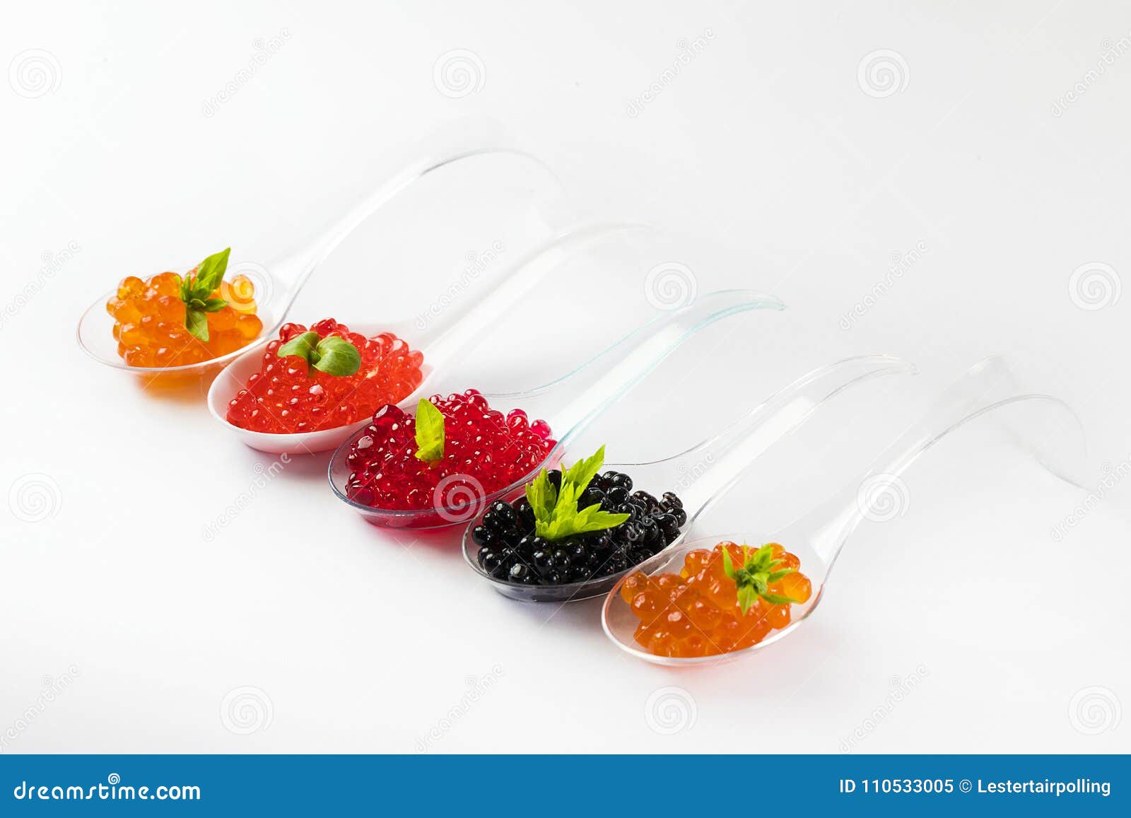 Plastic Spoons with Fish Caviar Stock Image - Image of beluga, cuisine ...