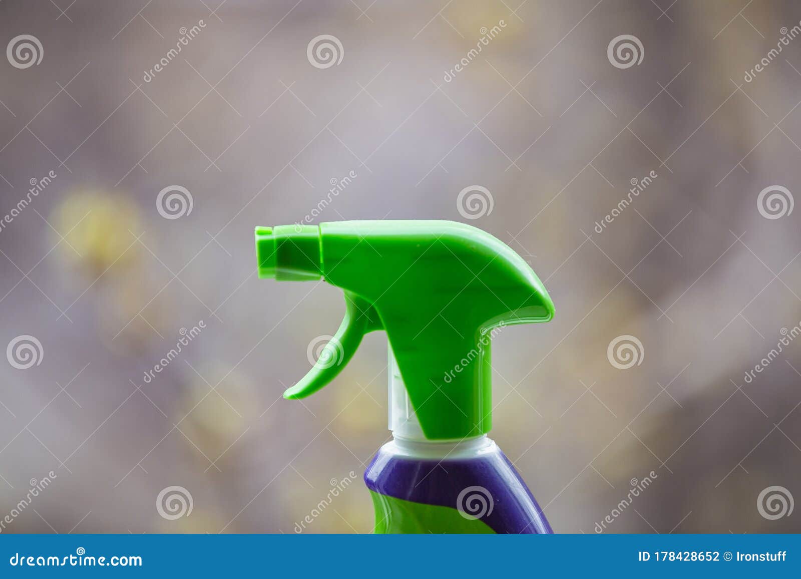 Sprayer for Water and Antimicrobial Fluids Stock Photo - Image of ...