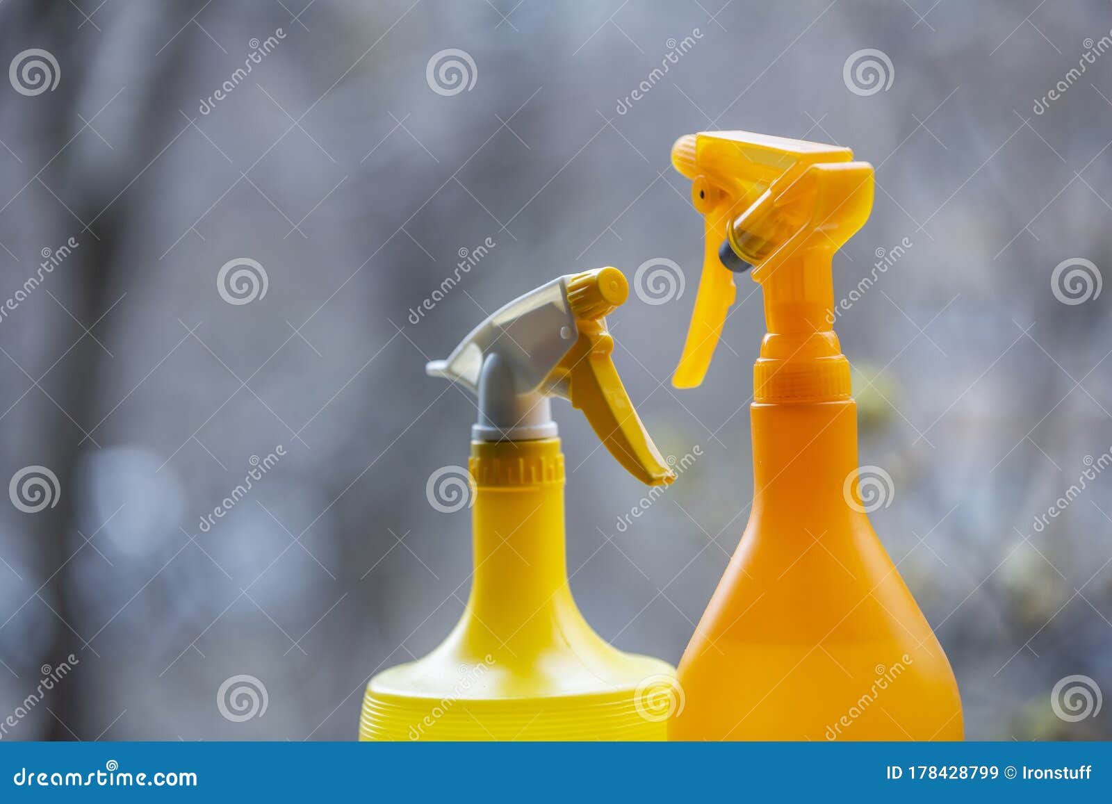 Sprayer for Water and Antimicrobial Fluids Stock Image - Image of ...