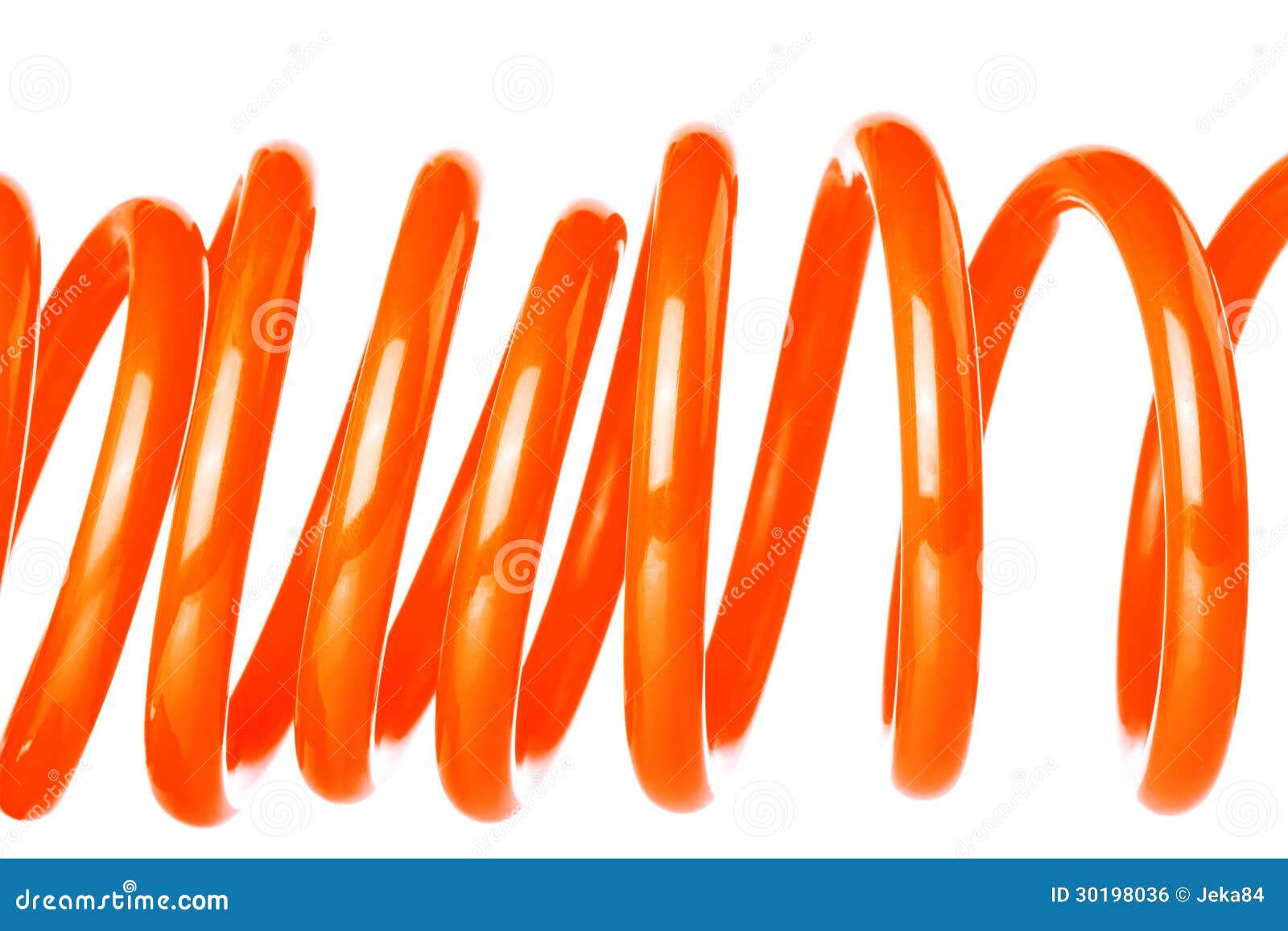 Plastic spring stock photo. Image of abstract, single - 30198036