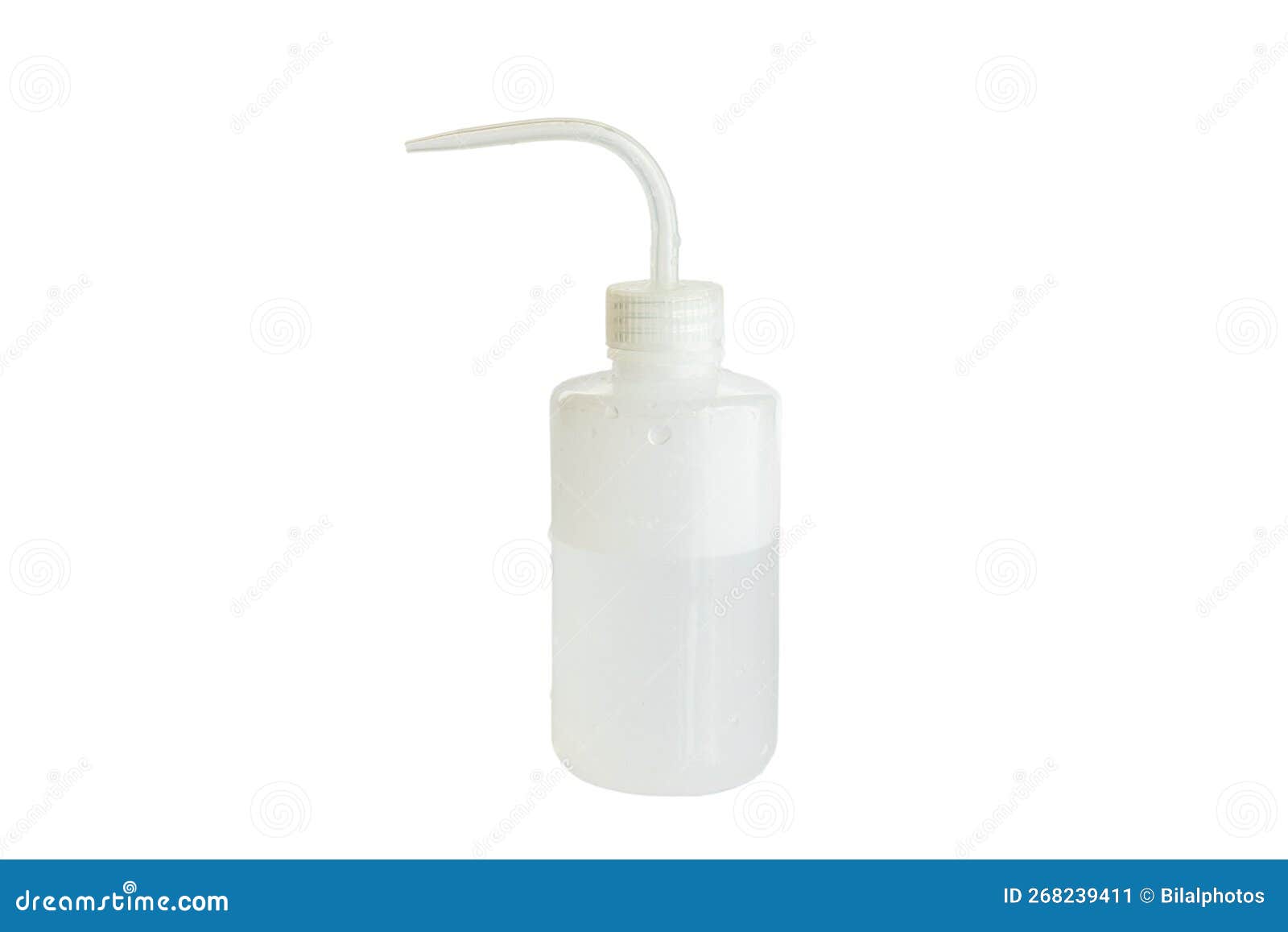 Plastic Squeeze Bottles with Angled Dispensing Nozzle Isolated on White ...
