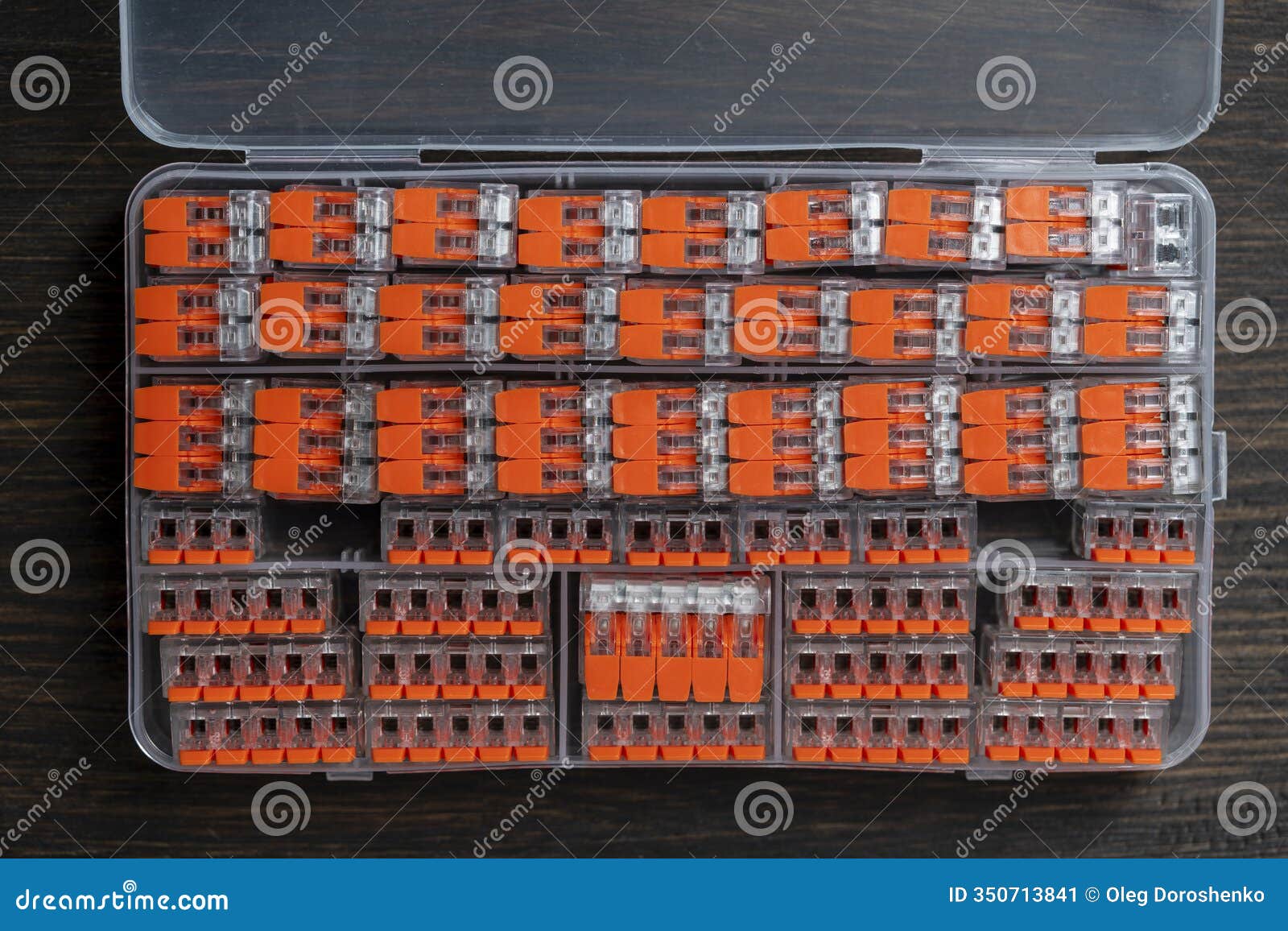 Plastic Storage Box for Different Types of Electrical Wire Connectors ...