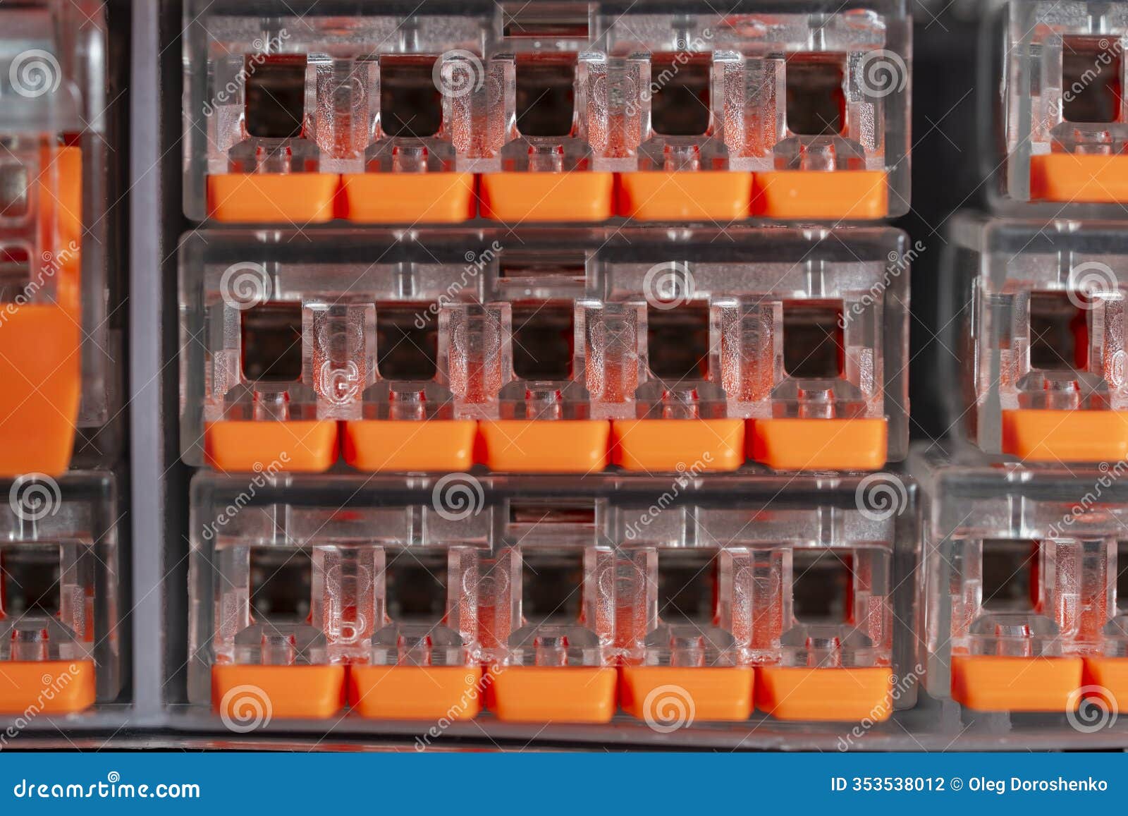 Plastic Storage Box for Different Types of Electrical Wire Connectors ...