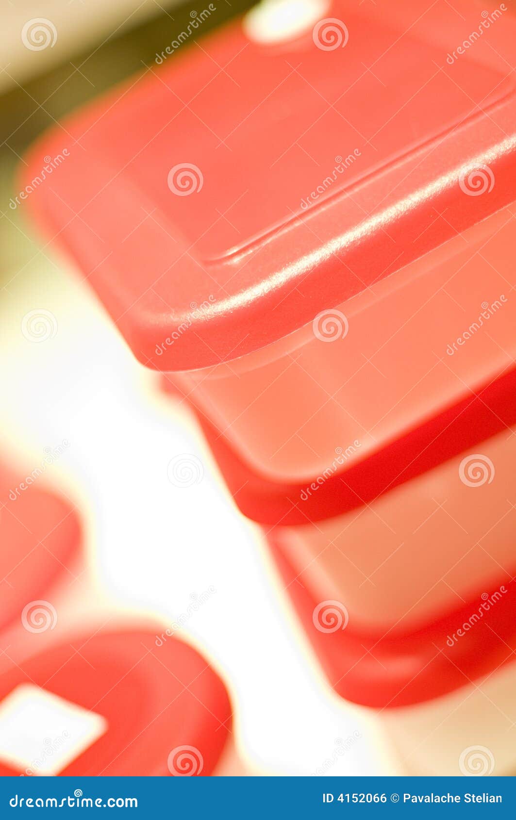 Plastic storage boxes stock photo. Image of containers - 4152066