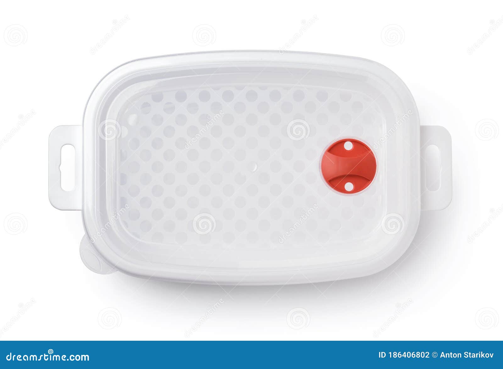 Plastic Storage Food Container with Valve Stock Photo - Image of ...