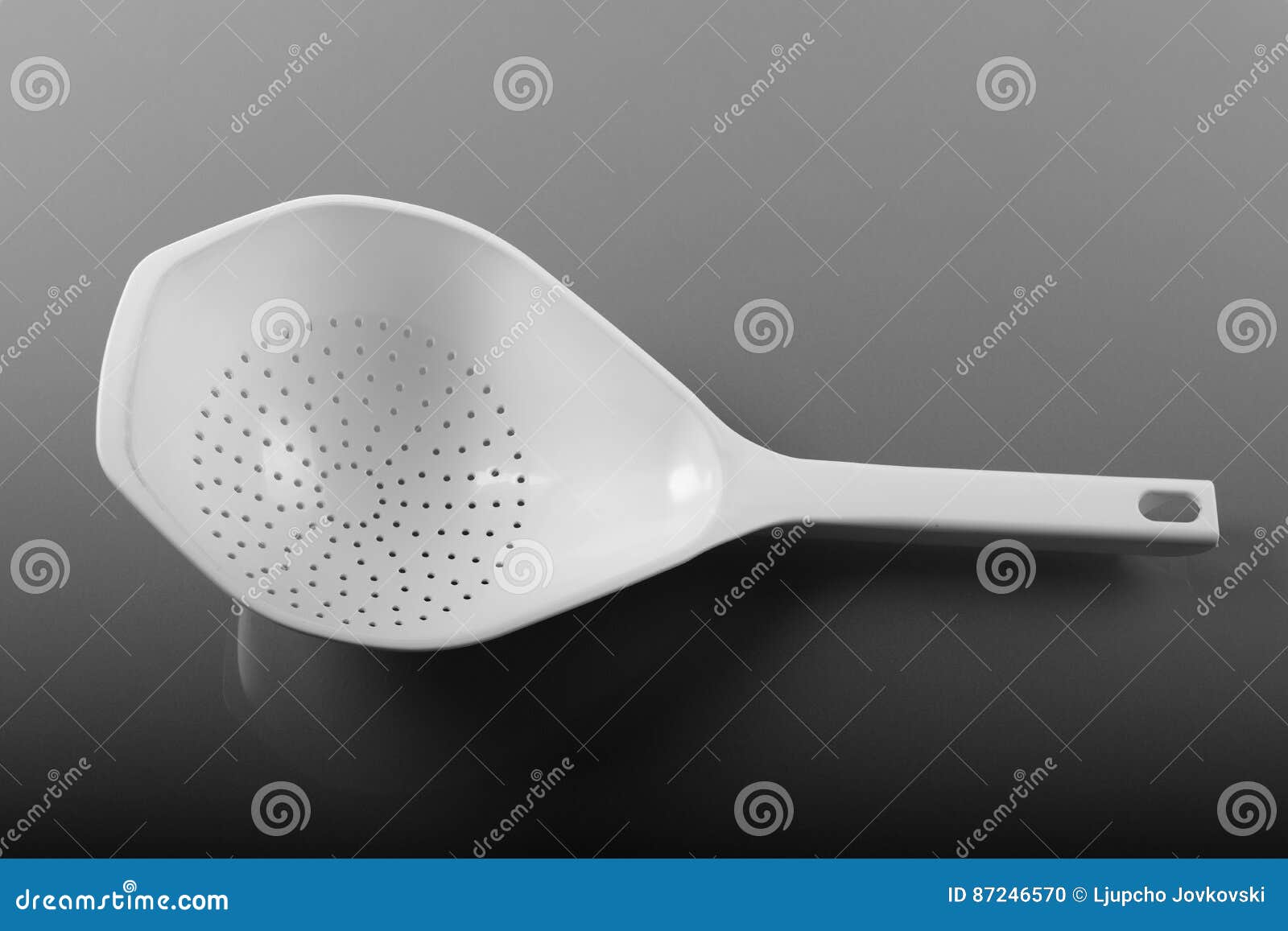 Plastic Strainer with Handle Stock Photo - Image of handle, scoop: 87246570