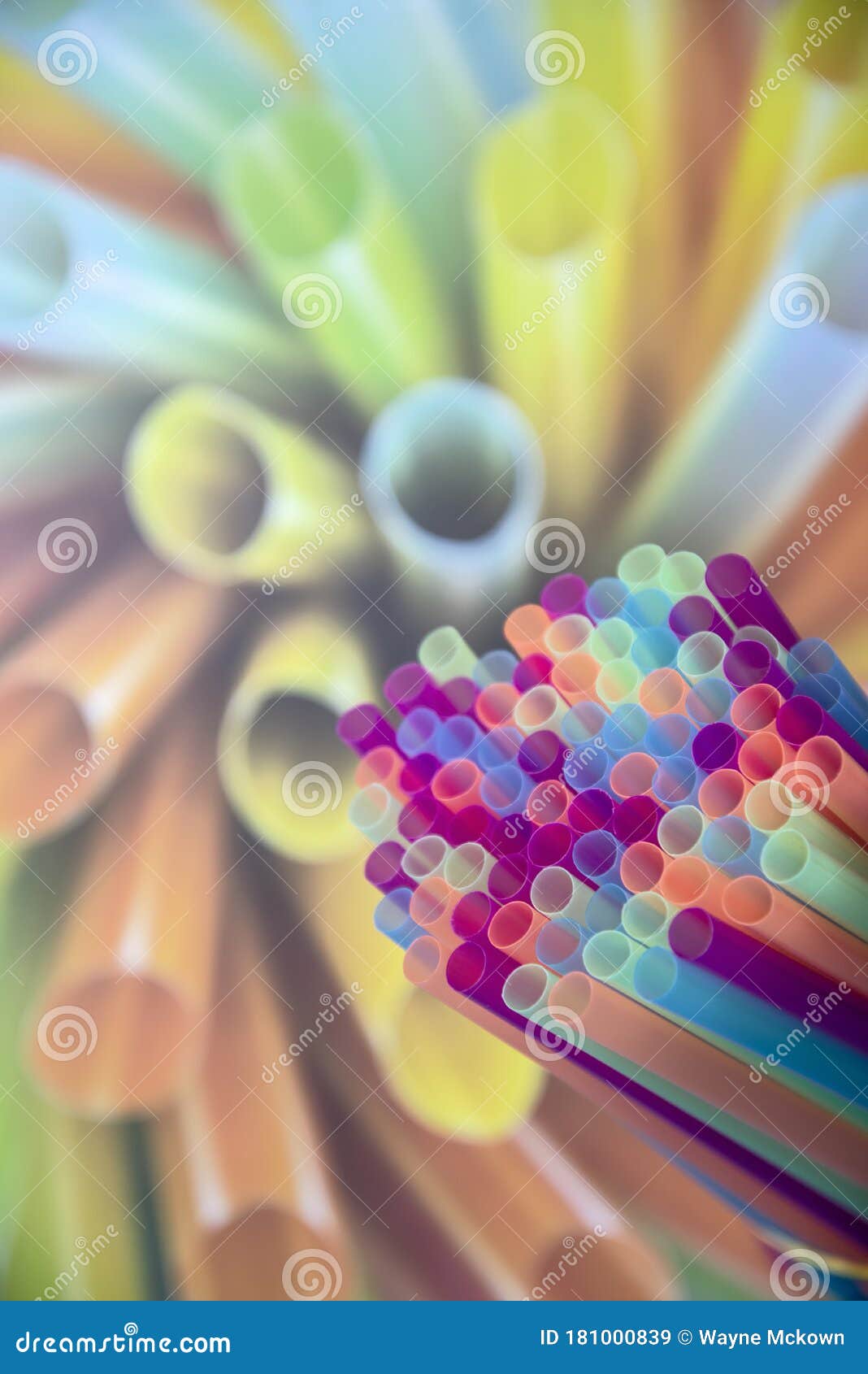 Plastic straws stock image. Image of drink, closeup - 181000839