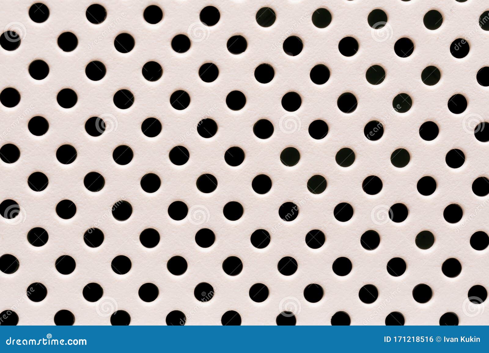 Plastic Surface with Multiple Holes Texture Pattern Background Stock ...