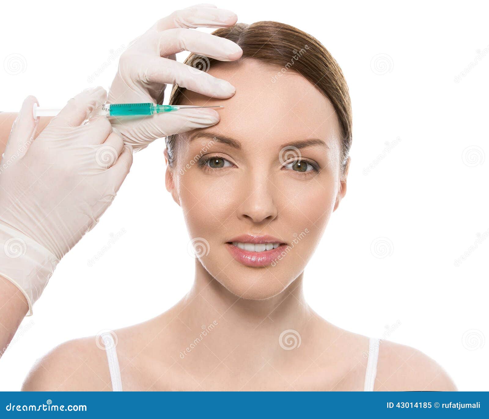 Plastic Surgery. Attractive, Cute Woman Stock Image - Image of hands ...