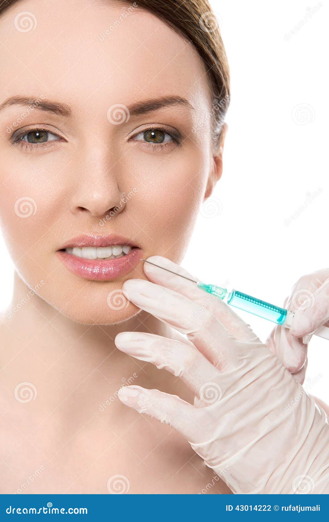 Plastic Surgery. Attractive, Cute Woman Stock Photo - Image of ...
