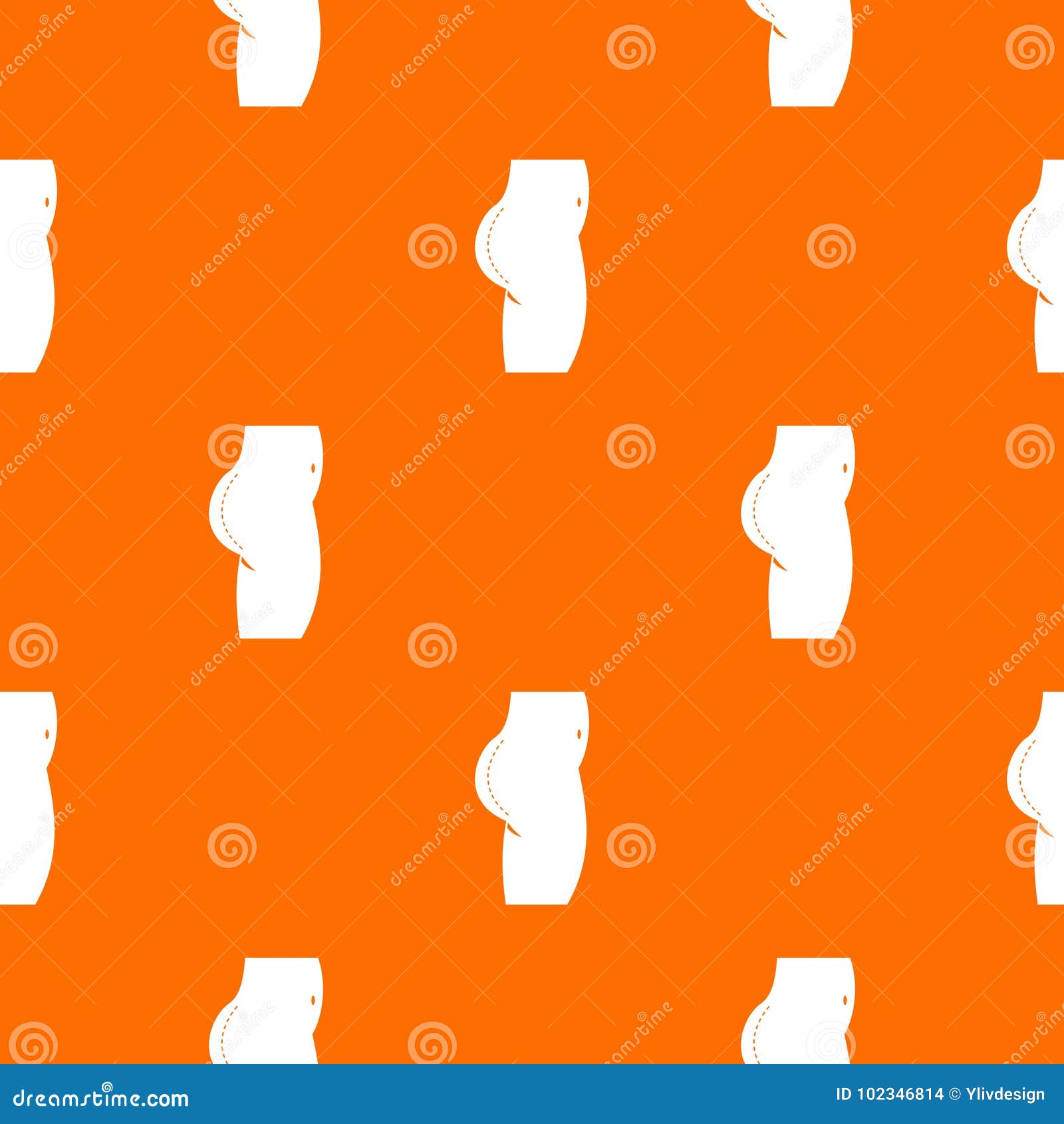 Plastic Surgery of Buttocks Pattern Seamless Stock Vector ...