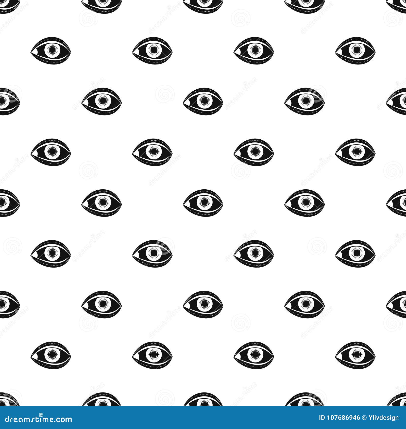 Plastic Surgery of Eye Pattern Vector Stock Vector - Illustration of ...