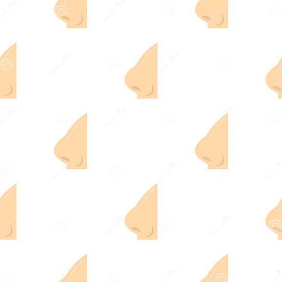 Plastic Surgery of Nose Pattern Seamless Stock Vector - Illustration of ...
