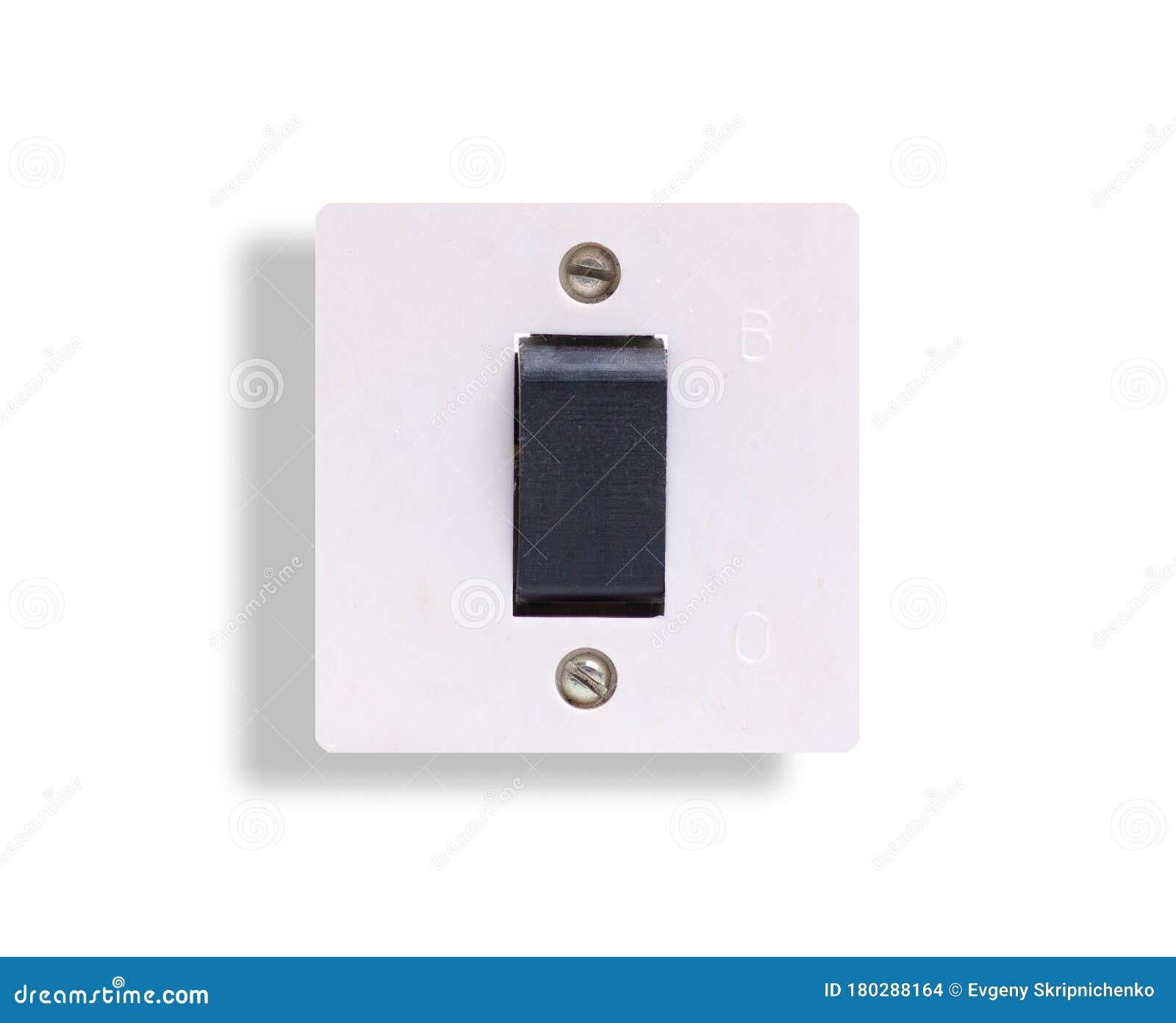 Plastic switch button stock photo. Image of switch, electric - 180288164