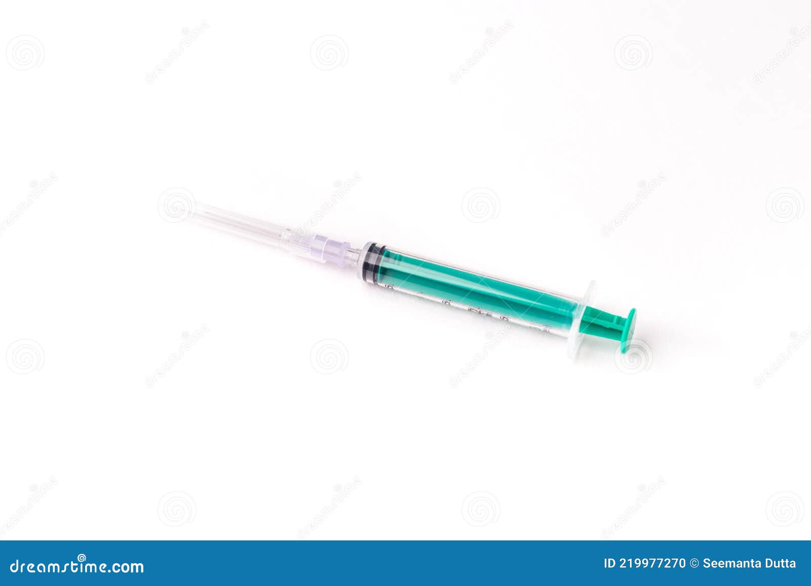 Plastic Syringe Isolated Stock Image on Texture Background. Stock Photo ...