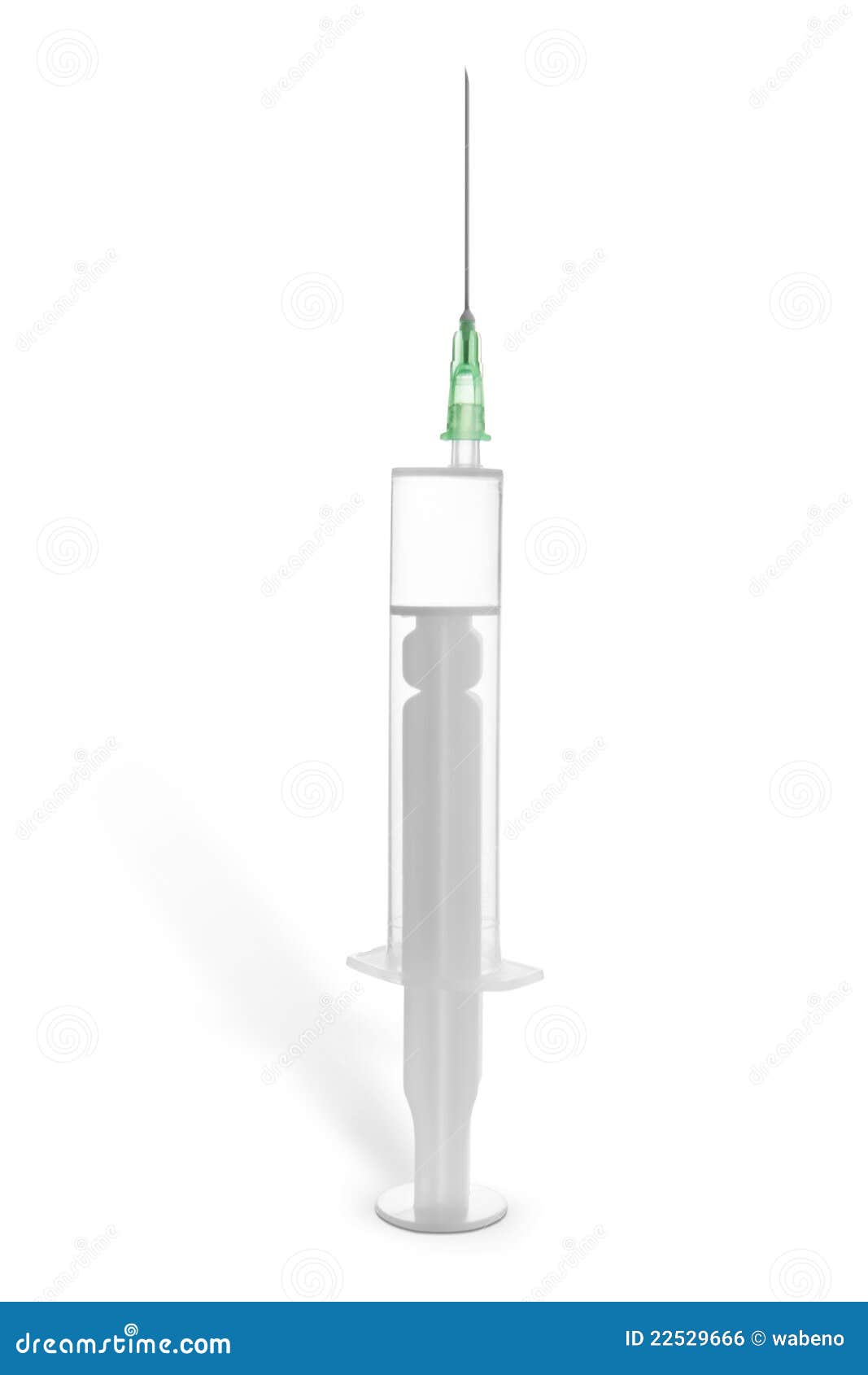 Plastic Syringe with Needle Stock Photo - Image of single, object: 22529666