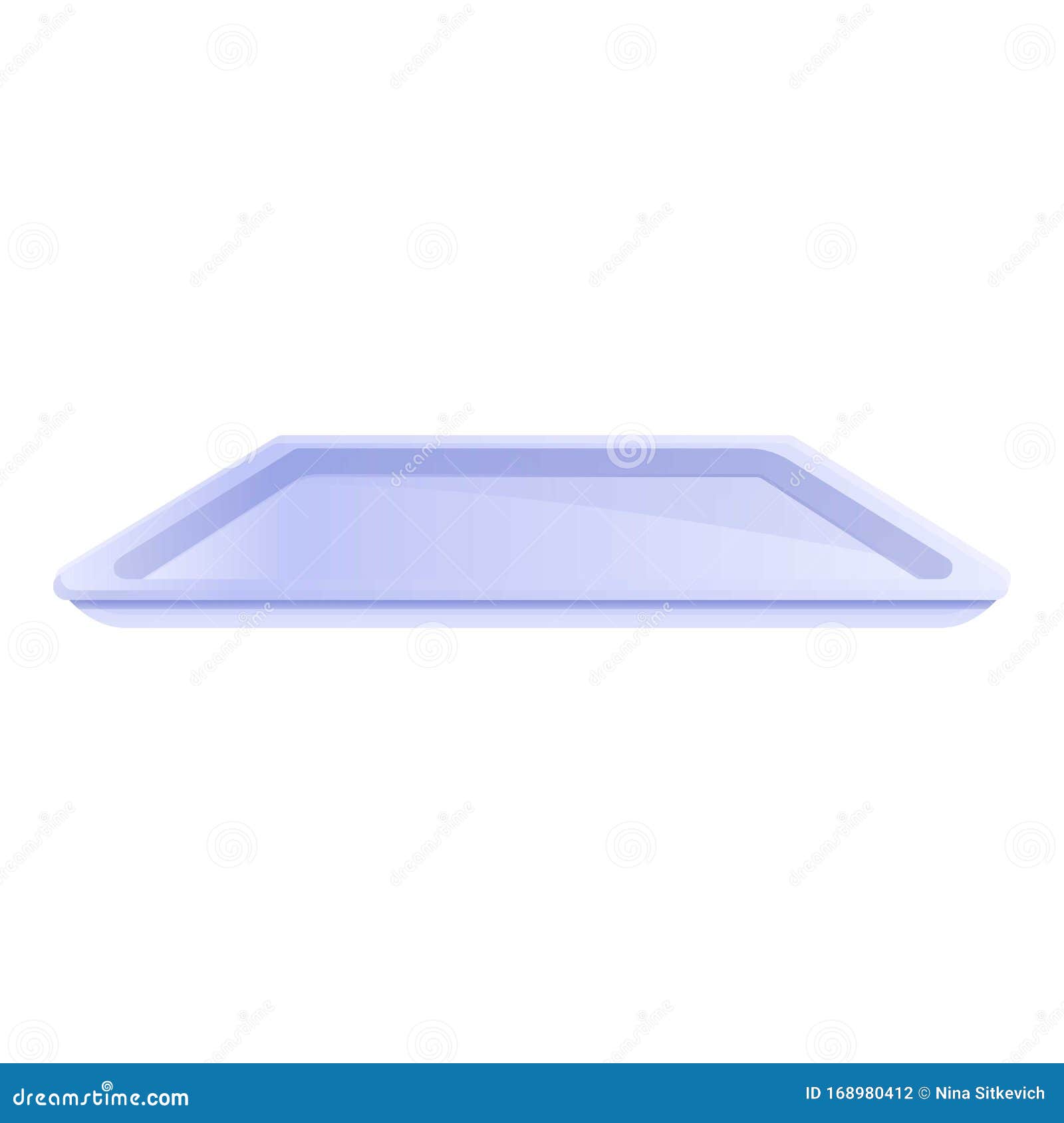 Plastic Tableware Icon, Cartoon Style Stock Vector - Illustration of ...