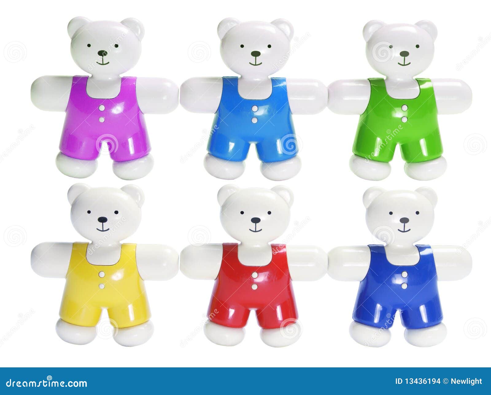 Plastic Teddy Bears stock photo. Image of team, miniature - 13436194