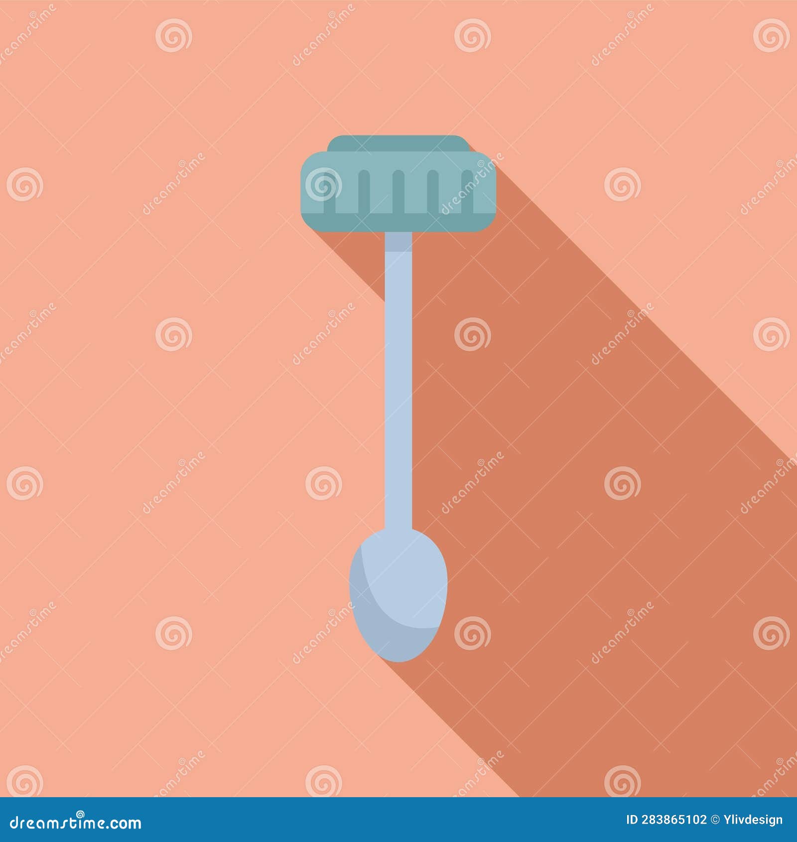 Plastic Test Swab Icon Flat Vector. Lab Sample Stock Illustration ...