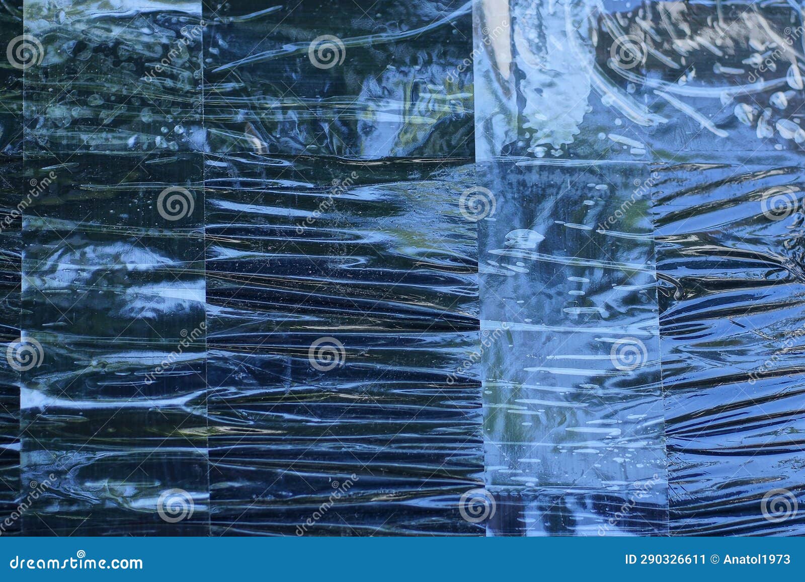 Plastic Texture from a Piece of Crumpled Cellophane in Packaging Stock ...