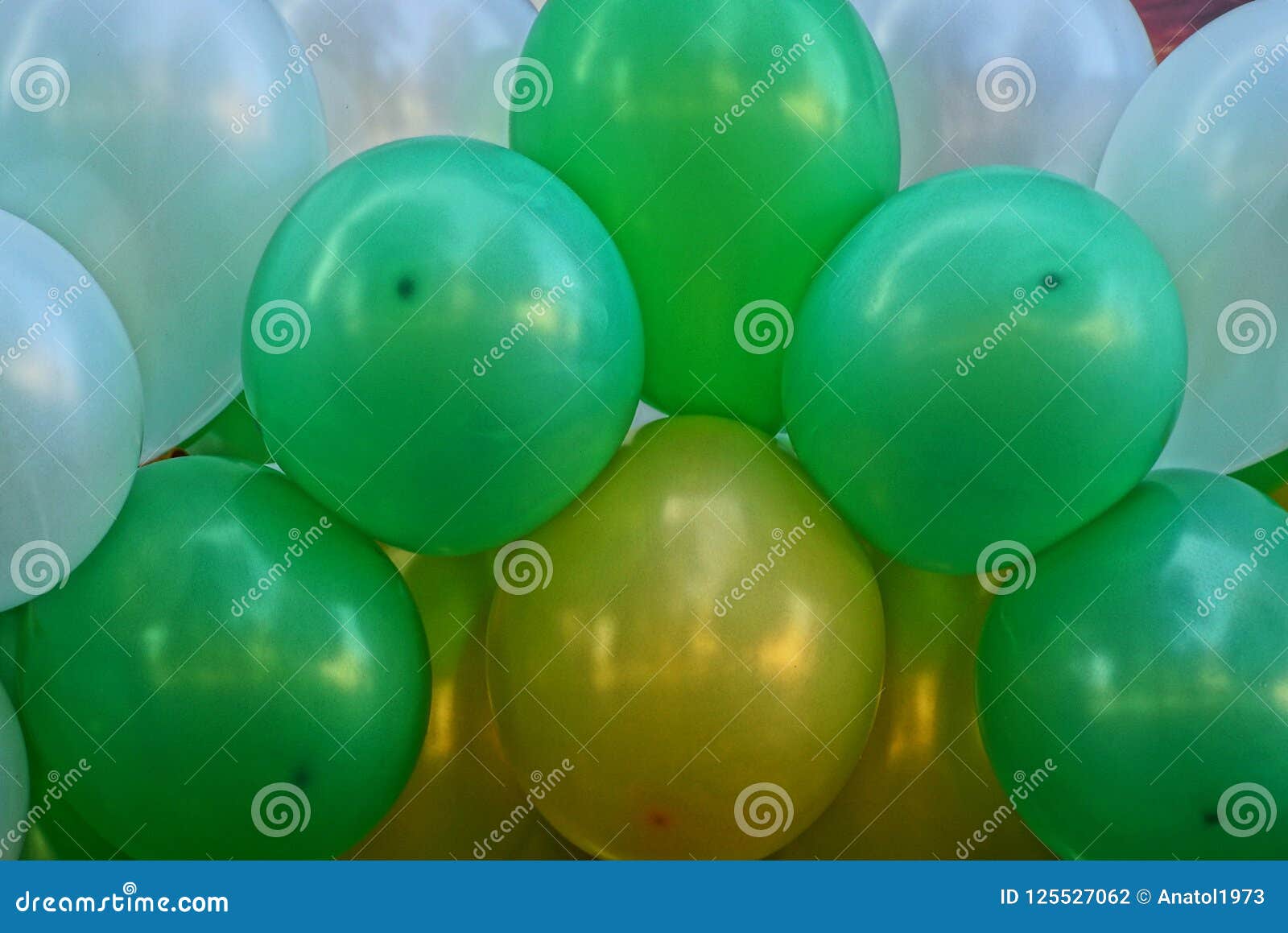 Plastic Texture of a Pile of Colored Balloons Stock Photo - Image of ...