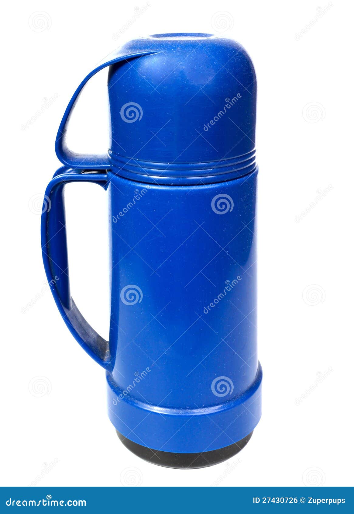 Plastic thermos stock photo. Image of insulating, isolated - 27430726