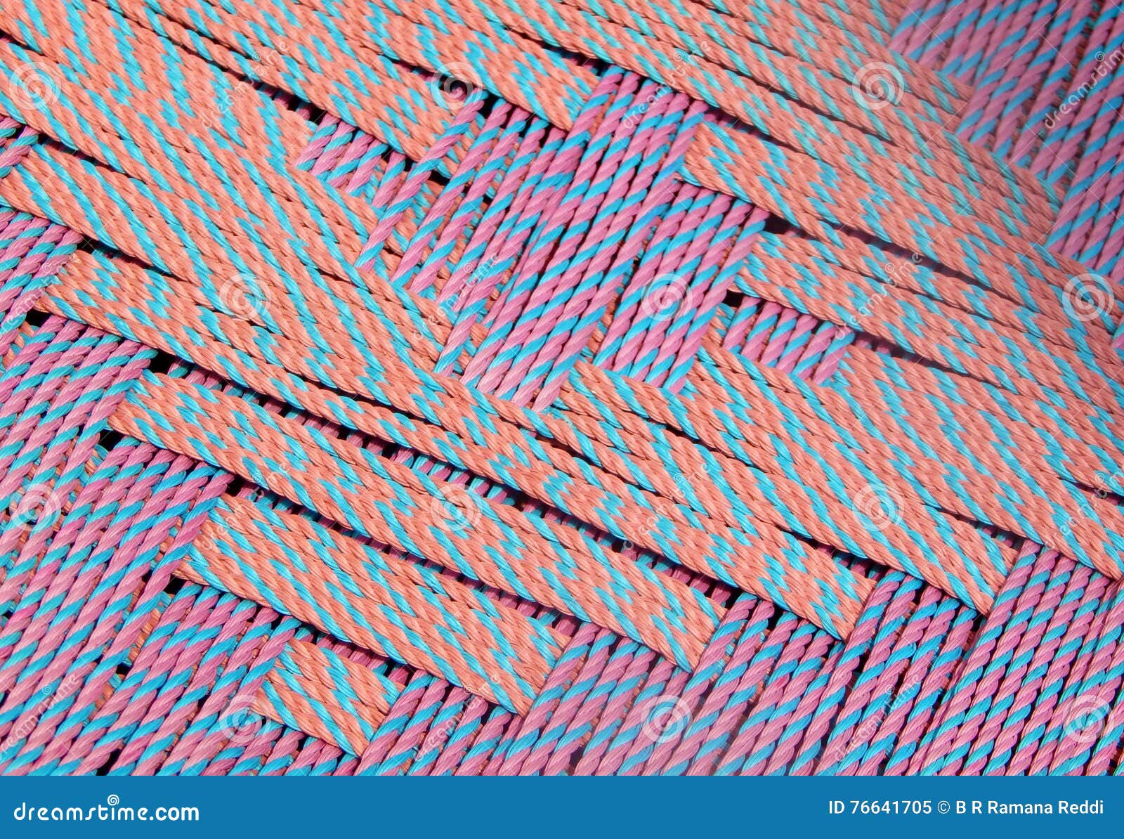 Plastic Thread Weaving Design and Texture Stock Image - Image of object ...