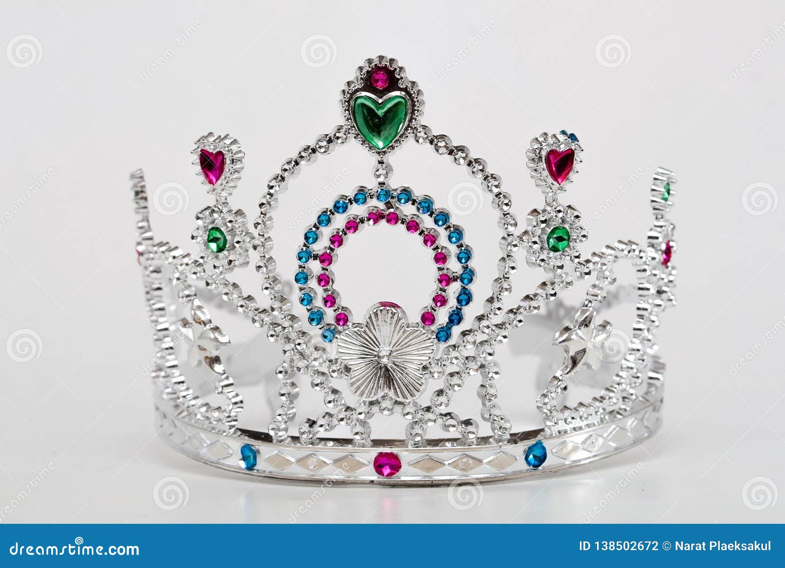 Plastic Tiara On White Background Royalty-Free Stock Image ...