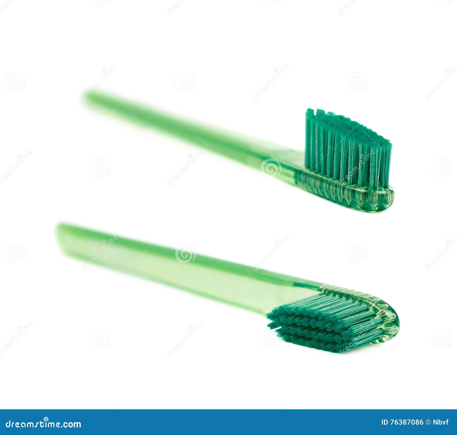 Plastic Toothbrush Isolated Stock Photo - Image of object, studio: 76387086